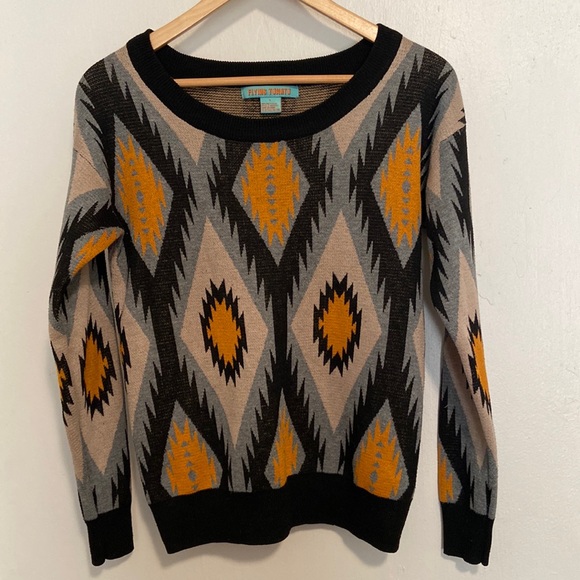 Flying Tomato | Sweaters | Flying Tomato Crew Neck Southwestern Sweater ...